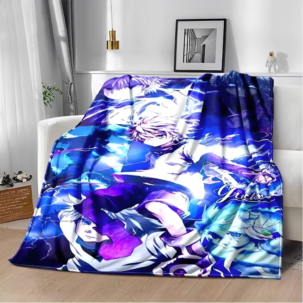 Killua Zoldyck Fighting Blanket - Hunter x Hunter Merchandise