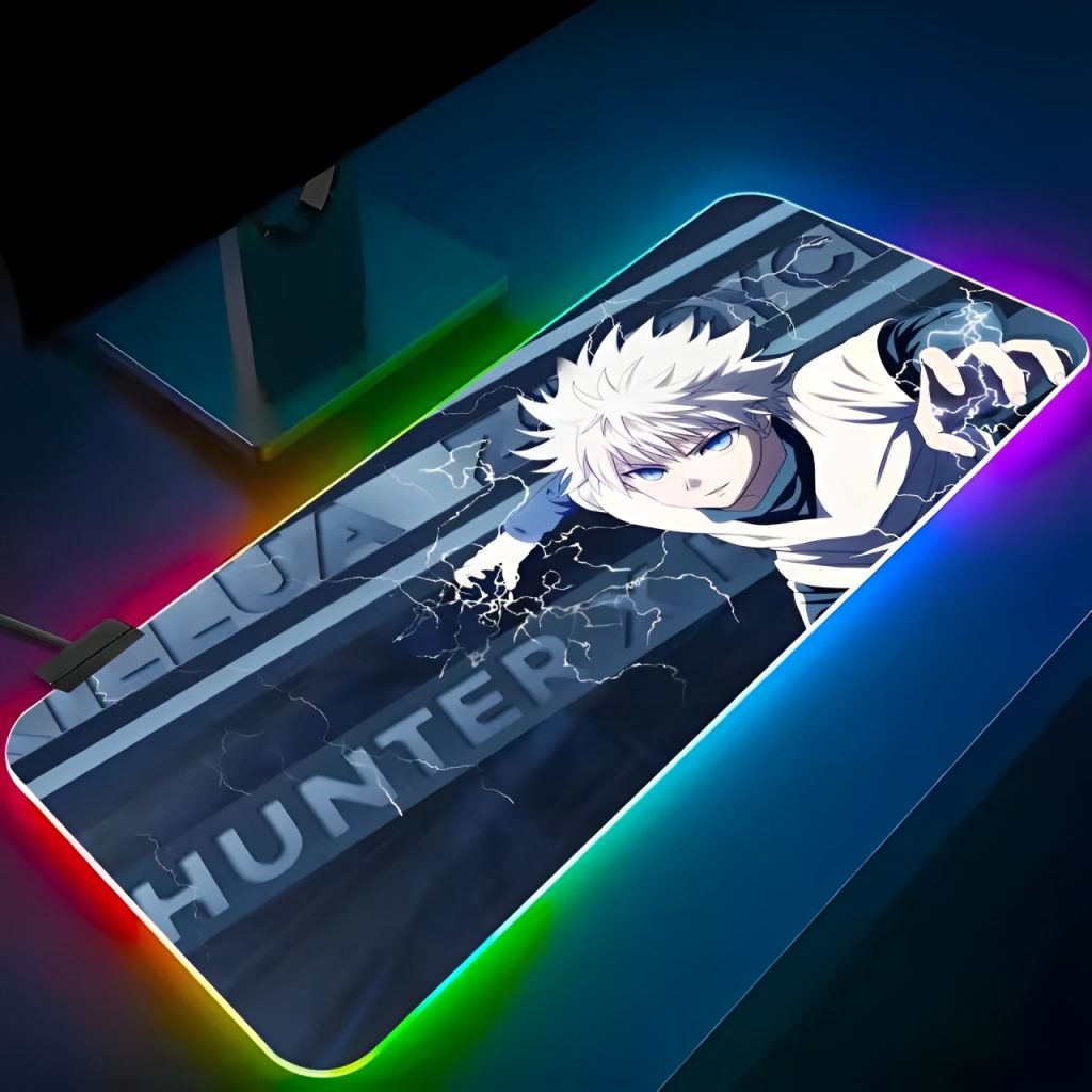 Killua Zoldyck RGB Mouse Pad - Hunter x Hunter Merchandise